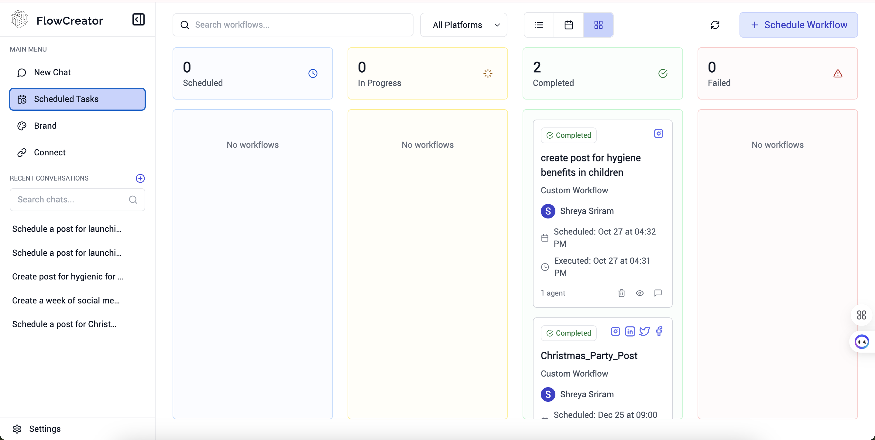 FlowCreator.Dev - Intelligent Workflow Automation